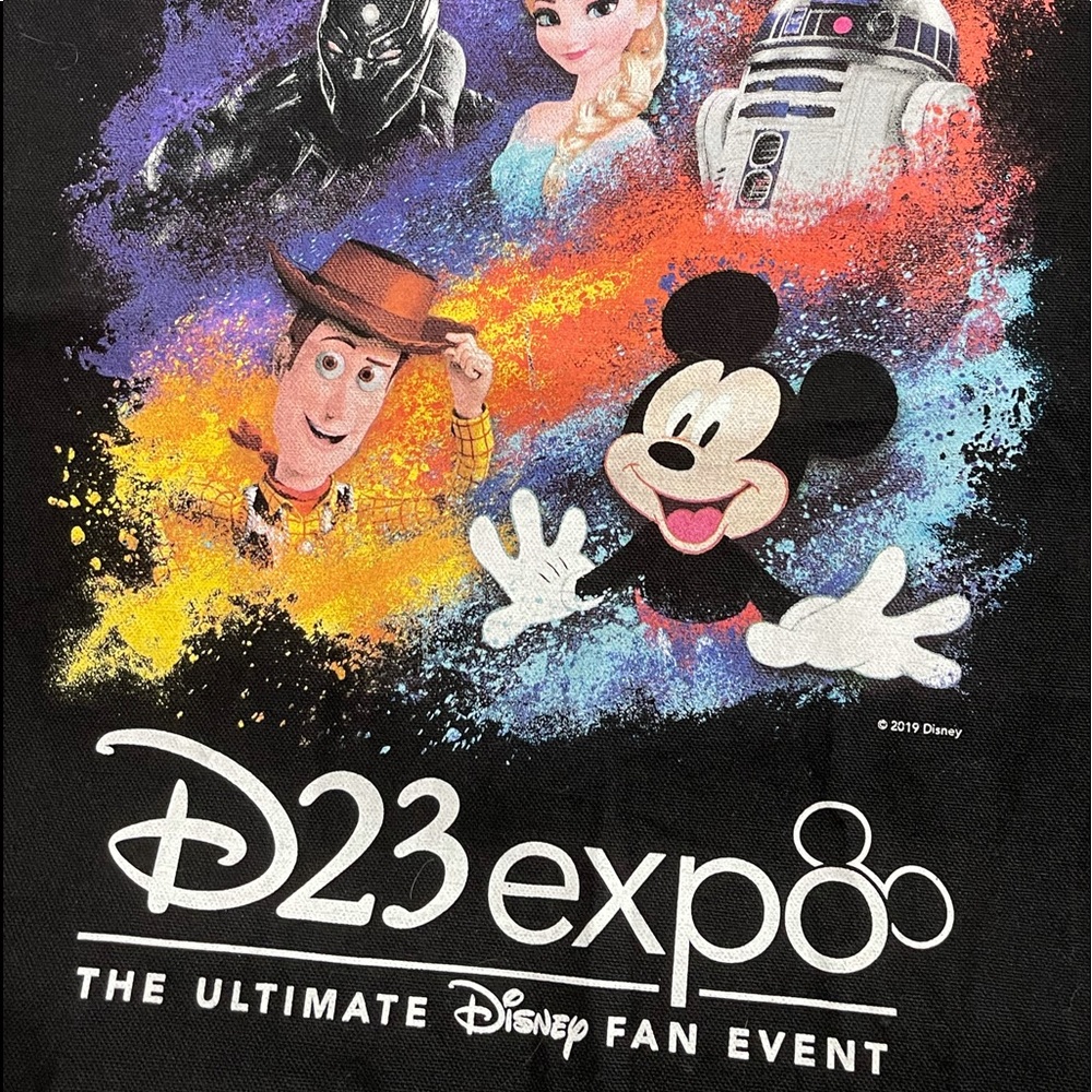 Rare Disney D23 Expo Black Tote - Gem